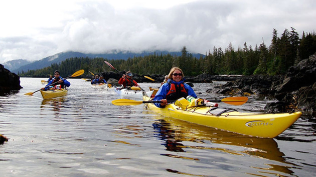 Sea Kayaking Group:Voyageur Outward Bound School